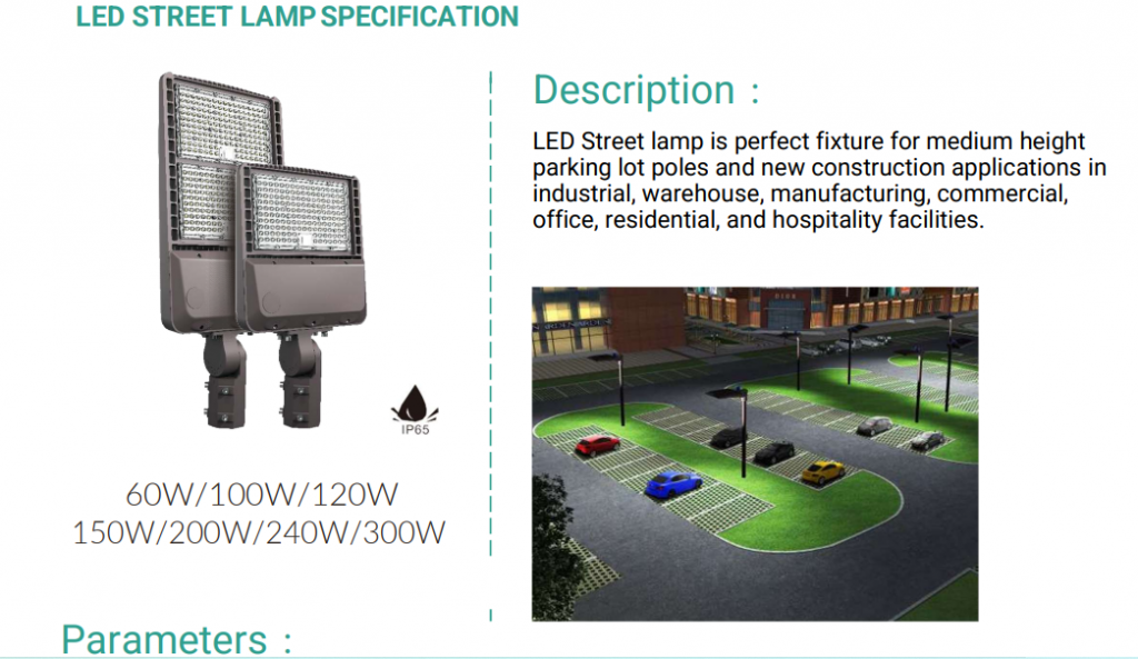 LED STREET LAMP - GERMAN LED